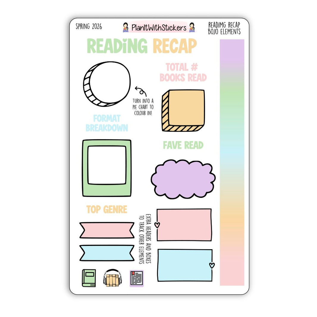 💐Spring Bookish – PlanItWithStickers